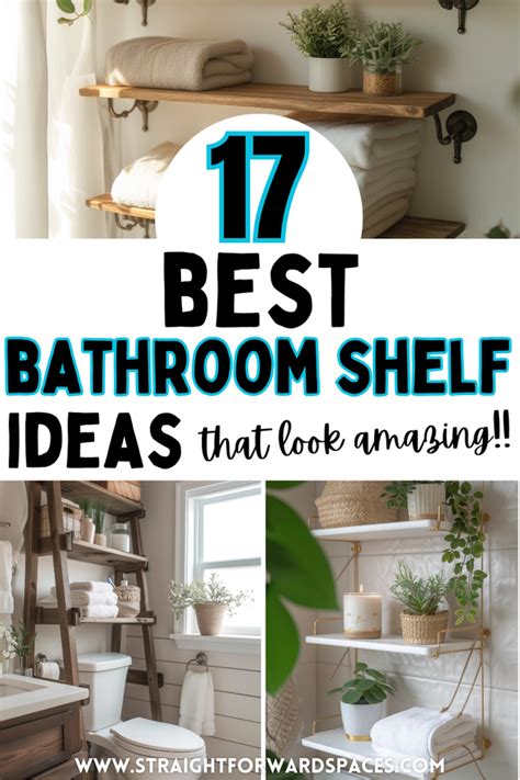 17 Creative Small Bathroom Shelf Ideas That Look Gorgeous
