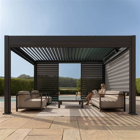 3m X 1375m Maze Eden Pergolas Aluminium Garden Pergolas Maze Living