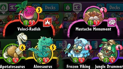 Plants Vs Zombies Heroes Ability Of Set 4 Cards Youtube
