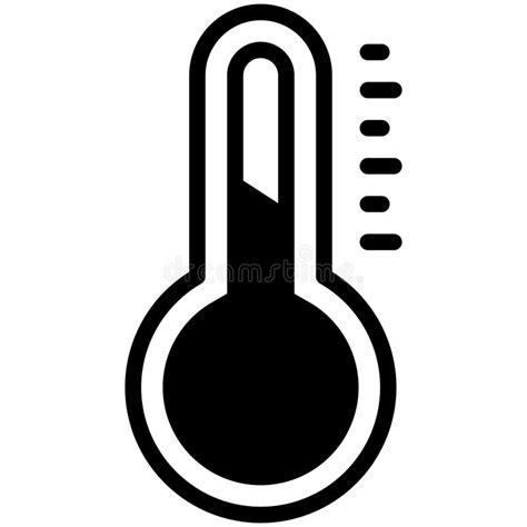 Temperature Icon Christmas And Celebrations Outline Symbol Collection Editable Vector Design