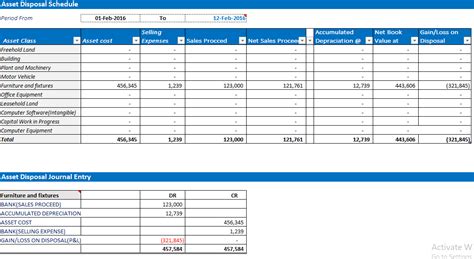Automated Fixed Asset Register And Fixed Asset Schedule Eloquens