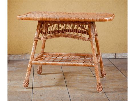 Купити Стіл плетений з лози Прямокутний малий великий Львів Київ Івано Франківськ недорого із