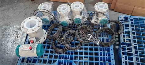 Digital OLED Display Liquid Waste Water MA RS Water Flow Meter Electromagnetic Flow Meter