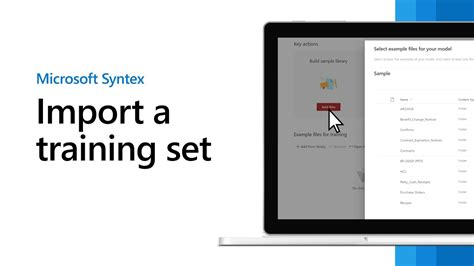 Microsoft Syntex Import A Training Set YouTube