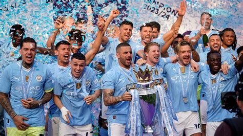 Manchester City Win Record Breaking Fourth Premier League Title In A
