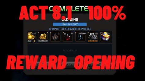Act 8 1 Reward Opening Mcoc Marvel Contest Of Champion YouTube