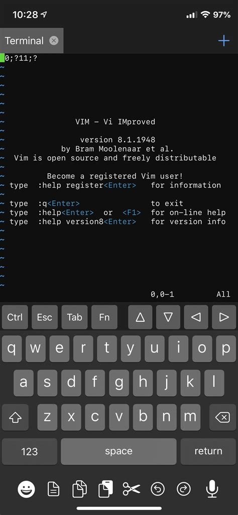 Vim Running On Jailbroken Iphone Glorious Rvim
