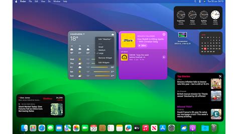 How To Finally Place And Edit Widgets On Your Macs Desktop With Macos Sonoma Imore