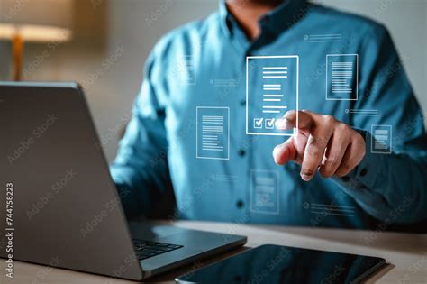 Checklist Check Information Assessment Checkbox Document Service Choice File Report