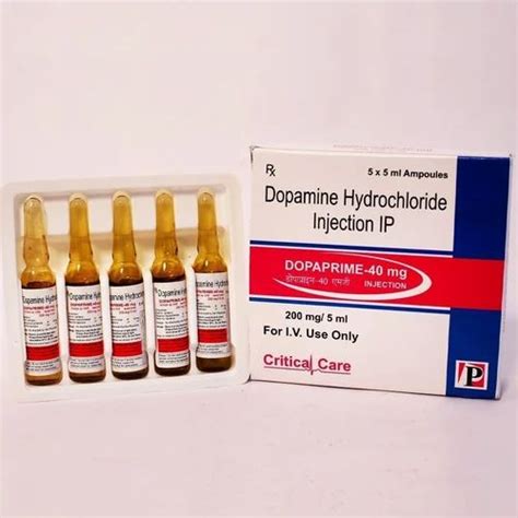 Dopamine Hydrochloride Injection 200 Mg At ₹ 30 Piece In Surat Id 2852387565188