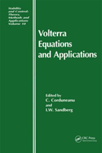 Volterra Equations And Applications Ebook By Epub Rakuten Kobo United States