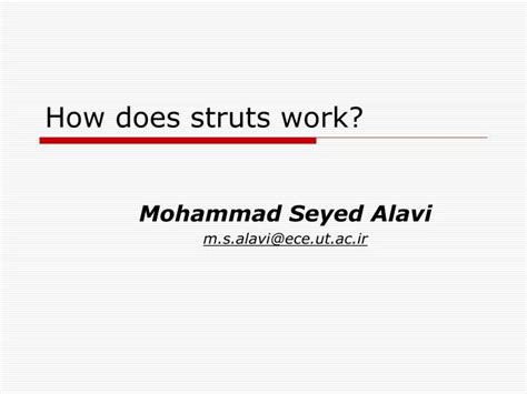PPT How Does Struts Work PowerPoint Presentation Free Download ID 5399996