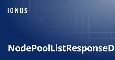 Nodepoollistresponsedata Sdk Go Bundle