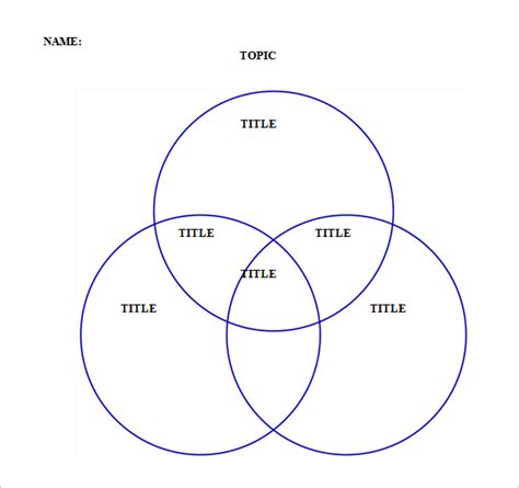 Circle Venn Diagram Template