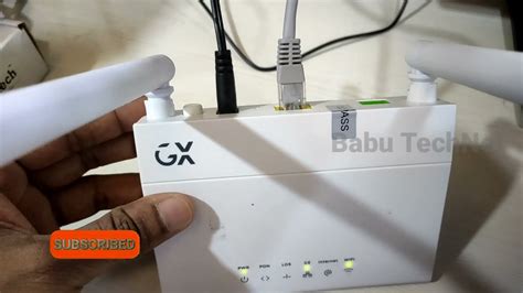 GX Router Configuration In Telugu GEpon Onu Gx Earth Onu Configuration Gx Pppoe Setup