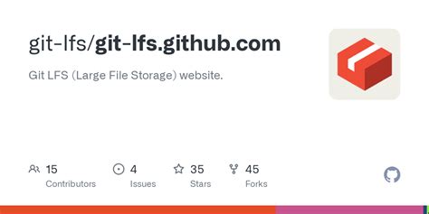 GitHub Git Lfs Git Lfs Github Git LFS Large File Storage Website