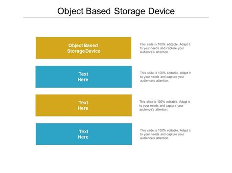Object Based Storage Device Ppt Powerpoint Presentation Ideas Gallery Cpb Presentation