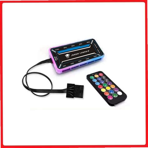 Jungle Leopard 6pin Fan Rgb Controller Remote Control Shopee Philippines