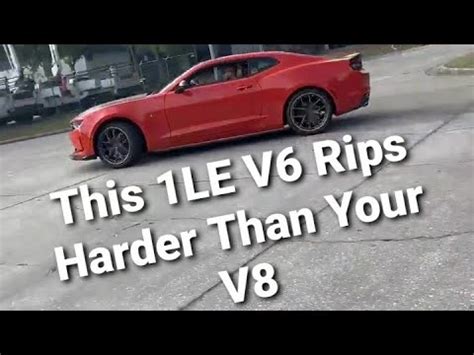 V6 Camaros are Still Fun and Quick - YouTube