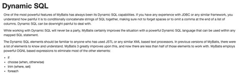 Mybatis Sql Ognl