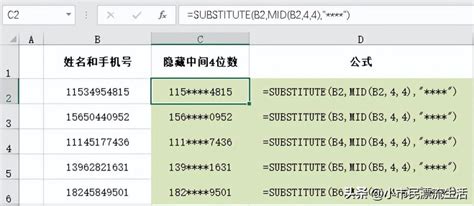 excelmid函数用法excel中mid函数的使用方法及实例 天天办公网