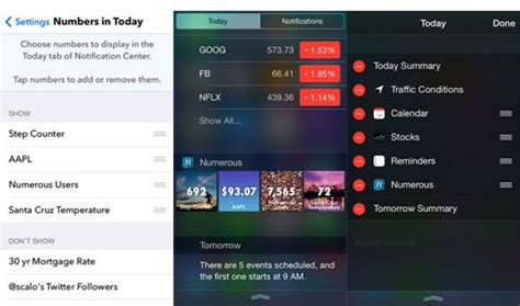 Ios8 Notificatiocenterwidgets Todayextension Mobile Ui Ios 8 App