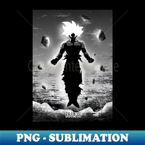 Vintage Son Goku Ultra Instinct Aesthetic Sublimation Digi Inspire