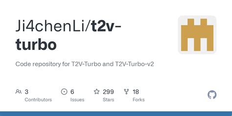 Github Ji4chenlit2v Turbo Code Repository For T2v Turbo And T2v