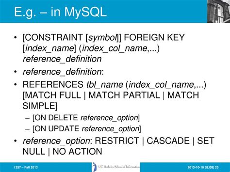 PPT Referential Integrity And Database Design Recap From Conceptual Design To Physical