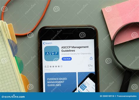 New York Usa 26 October 2020 Asccp Management Guidelines Mobile App