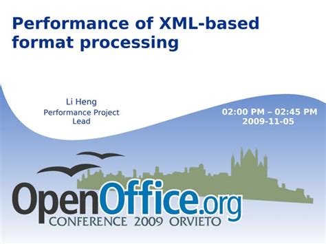 Xml Performance Odp
