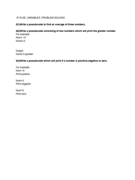 writing pseudocode pdf