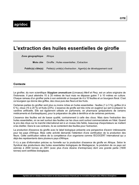 Girofle Pdf