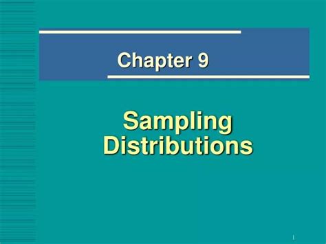 PPT Sampling Distributions PowerPoint Presentation Free Download ID