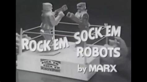1964 Marx Toys Rock Em Sock Em Robots Tv Commercial 60s Youtube