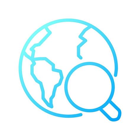global search pixel perfect gradient linear vector icon exploring
