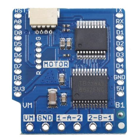 [정품] wemos tb6612fng 듀얼 모터 드라이버 실드 motor shield v2 0 0 디바이스마트