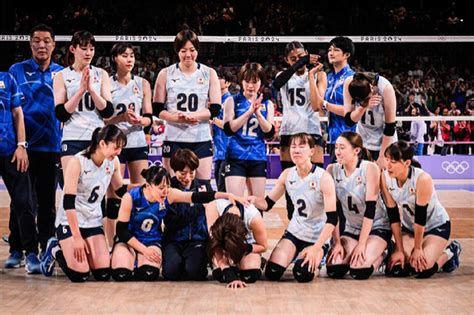 일본남녀배구 파리올림픽서 희비 교차