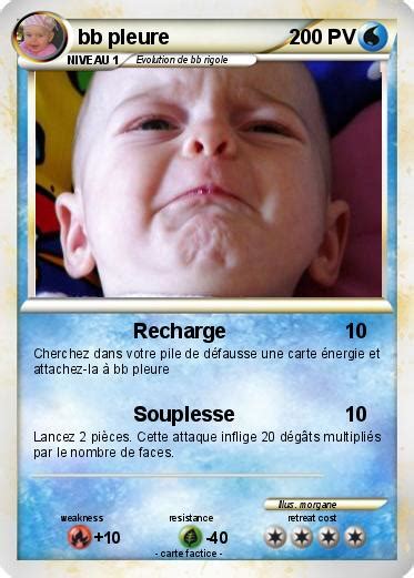 Pokémon Bb Pleure Recharge Ma Carte Pokémon