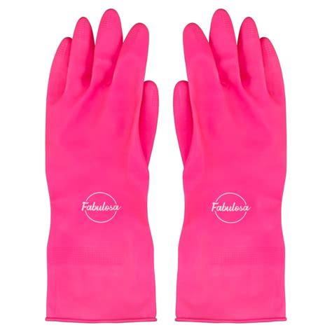 Fabulosa Rubber Gloves Medium Washing Up And Accessories Bandm