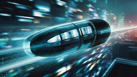 Premium Photo 3d Rendering Of Warp Speed In Hyper Loop With Blur