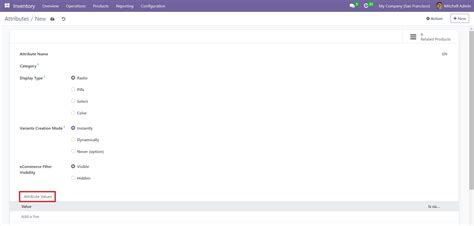 Product Variants And Attributes In Odoo 16 Inventory App Odoo V16