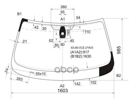 Купить Стекло Лобовое (Датчик Дождя) Bmw X5 06-13 XYG арт. X5-06-VCS ...