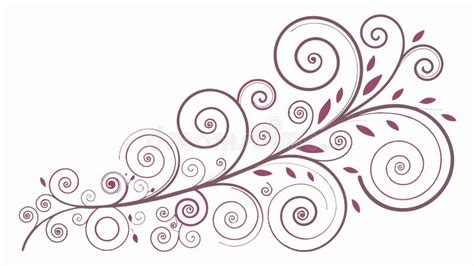 Ornate Floral Corner Design Element Vector Illustration Vector Design Generative Ai Stock