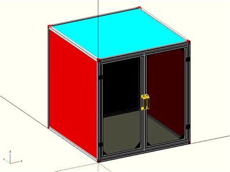 Parametric Enclosure Based On Openbuilds Modular Enclosure System By