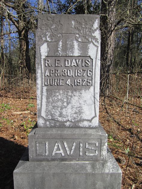 Robert Eugene Davis 1876 1925 Find A Grave Memorial