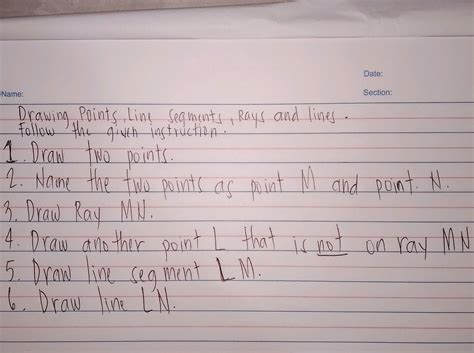 Drawing Points Line Segments Rays And StudyX