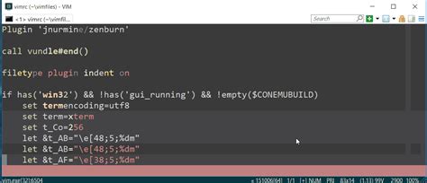 vim in conemu strange issue during scrolling super user
