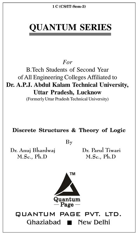 SOLUTION Discrete Structures Theory Of Logic Studypool