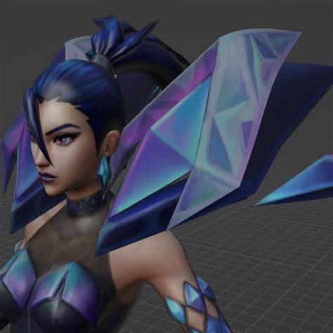 3d File Kda Kaisa All Out Skin Living Weapon 🔫 ・3d Printing Model To